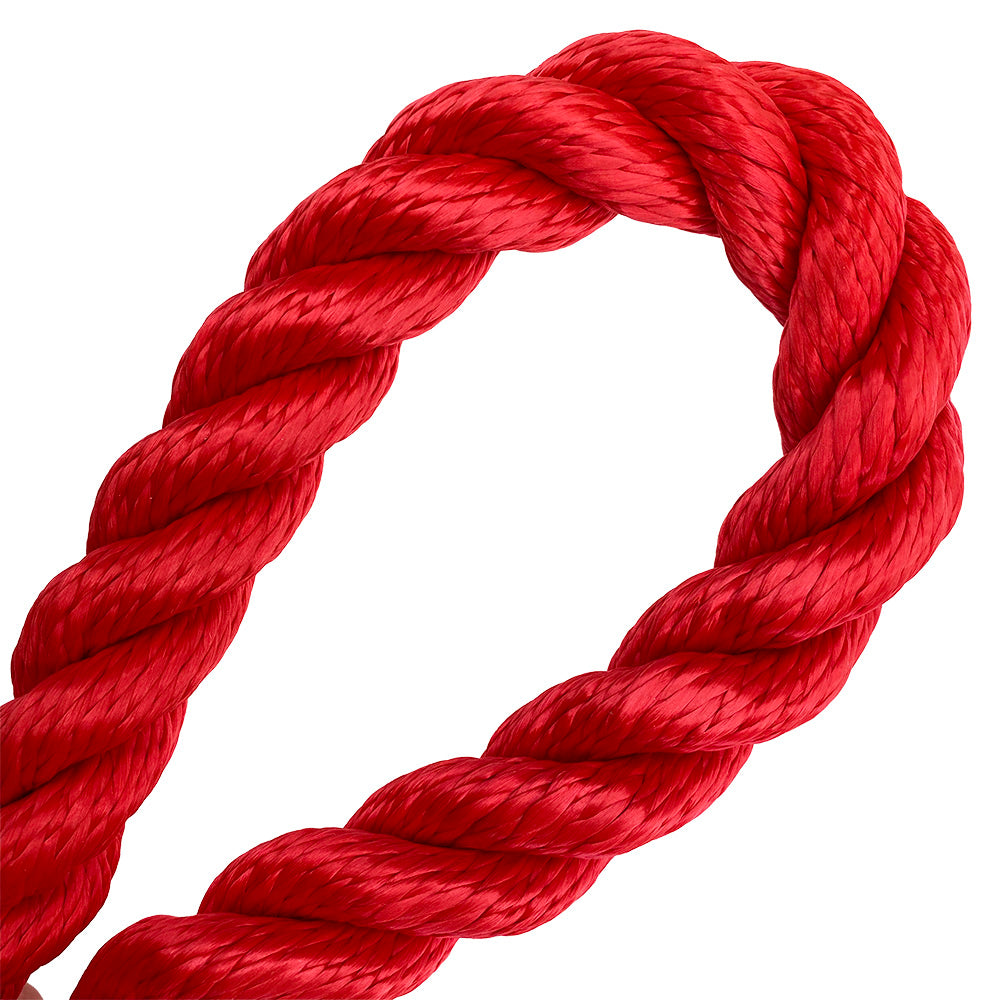 24mm Red PolySilk Barrier Rope at Low Prices | Ropes Direct – RopesDirect