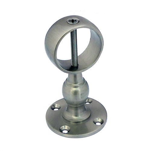 32mm Satin Chrome Brass Centre Bracket for Rope – RopesDirect