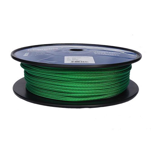 6mm Solid Green Polyester Braid on Braid Rope | Ropes Direct – RopesDirect
